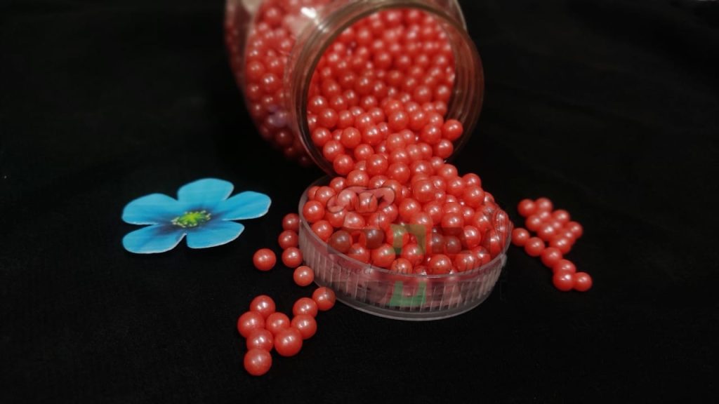 5mm Red Pearls (25 gram) – Syed Bakers Mart